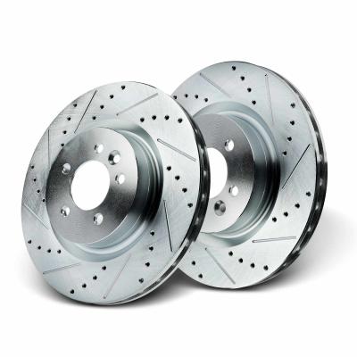 China Front Drilled Brake Rotors for Land Rover Range Rover Sport 2006-2017 LR4 for sale