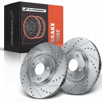 China Front Drilled Brake Rotors for Hyundai Sonata Azera Nexo Kia Optima Sportage for sale