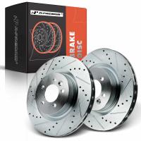 China Front Drilled Brake Rotors for Land Rover Range Rover Sport 2006-2017 LR4 for sale