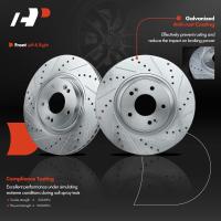 China Front Drilled Brake Rotors for Hyundai Sonata Azera Nexo Kia Optima Sportage for sale