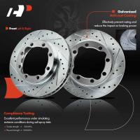 China Front Drilled Brake Rotors for Chevrolet K3500 Dodge Ram 2500 3500 GMC for sale