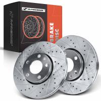 China Front Drilled Brake Rotors for Audi 100 A4 Quattro Volkswagen Passat for sale