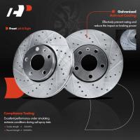 China Front Drilled Brake Rotors for Audi 100 A4 Quattro Volkswagen Passat for sale