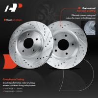 China Front Drilled Brake Rotors for Nissan Juke 2011-2017 Sentra 2017-2019 for sale