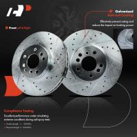 China Front Drilled Brake Rotors for BMW E53 X5 2000-2006 3.0L 4.4L for sale