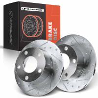 China Rear Drilled Brake Rotors for Audi 100 A6 Quattro S6 Volkswagen Passat for sale