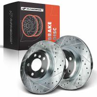 China Front Drilled Brake Rotors for BMW X3 2004-2010 2.5L 3.0L for sale
