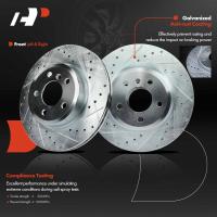China Front Drilled Brake Rotors for BMW X3 2004-2010 2.5L 3.0L for sale