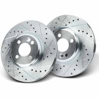 China Front Drilled Brake Rotors for Mini Cooper 2007-2015 L4 1.6L for sale
