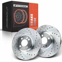 China Front Drilled Brake Rotors for Mini Cooper 2007-2015 L4 1.6L for sale