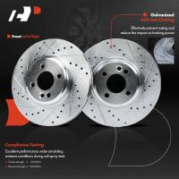 China Front Drilled Brake Rotors for Mini Cooper 2007-2015 L4 1.6L for sale