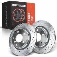 China Rear Drilled Brake Rotors for BMW E46 323Ci 2000 323i 325Ci 328i 328Ci for sale