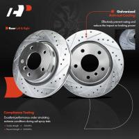 China Rear Drilled Brake Rotors for BMW E46 323Ci 2000 323i 325Ci 328i 328Ci for sale