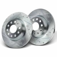 China Rear Drilled Brake Rotors for Audi A3 A3 Quattro Volkswagen Jetta Passat Eos for sale