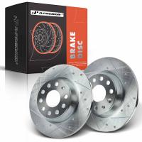 China Rear Drilled Brake Rotors for Audi A3 A3 Quattro Volkswagen Jetta Passat Eos for sale