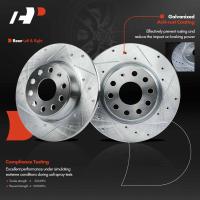 China Rear Drilled Brake Rotors for Audi A3 A3 Quattro Volkswagen Jetta Passat Eos for sale
