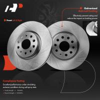 China Front Disc Brake Rotors for Volkswagen Jetta 2005-2018 Passat Beetle Audi A3 for sale