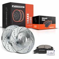 China Front Drilled Rotors & Ceramic Brake Pads for Ford Focus 2008-2011 for sale