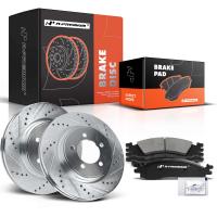 China Front Drilled Rotors & Ceramic Brake Pads for Ford Explorer 2006-2010 Mercury for sale