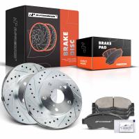 China Front Drilled Rotors & Ceramic Brake Pads for Toyota Camry 1992-2001 L4 2.2L for sale