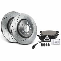 China Front Drilled Rotors & Ceramic Brake Pads for Volkswagen Beetle 2000-2010 Jetta for sale