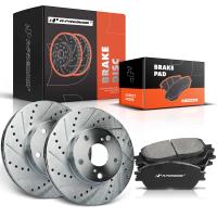 China Front Drilled Rotors & Ceramic Brake Pads for Toyota Tacoma 2005-2015 5 Lug for sale
