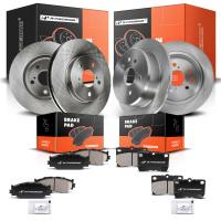 China Front & Rear Disc Brake Rotors & Ceramic Brake Pads for Lexus IS250 2006-2013 for sale