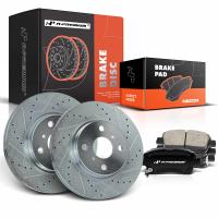 China Front Drilled Rotors & Ceramic Brake Pads for Scion xA 2004-2006 xB L4 1.5L for sale