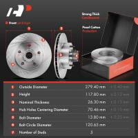China Front Disc Brake Rotors & Ceramic Brake Pads for Chevy Camaro Impala Buick for sale