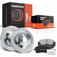 China Front Drilled Rotors & Ceramic Brake Pads for Subaru Impreza Legacy Saab 9-2X for sale
