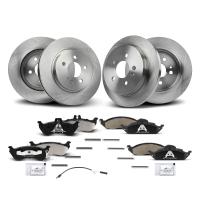 China Front & Rear Disc Brake Rotors & Ceramic Brake Pads for Mercedes-Benz ML320 ML350 for sale