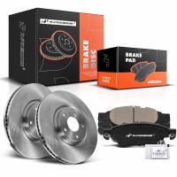 China Front Disc Brake Rotors & Ceramic Brake Pads for INFINITI G35 2007-2008 G37 Q60 for sale