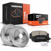 China Front Disc Brake Rotors & Ceramic Brake Pads for Mazda 2 2011-2014 for sale