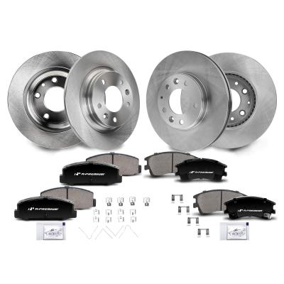 China Front & Rear Disc Brake Rotors & Ceramic Brake Pads for Mazda 6 2003-2005 for sale