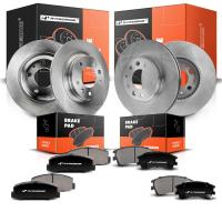 China Front & Rear Disc Brake Rotors & Ceramic Brake Pads for Mazda 6 2003-2005 for sale