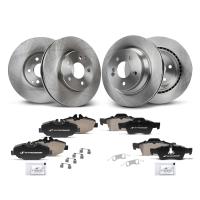 China Front & Rear Disc Brake Rotors & Ceramic Brake Pads for BMW X3 E83 2004-2010 3.0L for sale