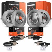 China Front & Rear Disc Brake Rotors & Ceramic Brake Pads for BMW X3 E83 2004-2010 3.0L for sale