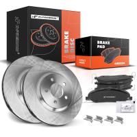 China Front Disc Brake Rotors & Ceramic Brake Pads for Ford Mustang 2005-2011 for sale