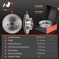 China Front Disc Brake Rotors & Ceramic Brake Pads for Chevy Camaro Buick Olds Pontiac for sale