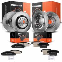 China Front & Rear Disc Brake Rotors & Ceramic Brake Pads for Ford Taurus Mercury for sale