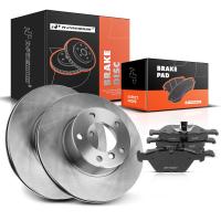 China Front Disc Brake Rotors & Ceramic Brake Pads for BMW 525i E39 2001-2003 528i for sale