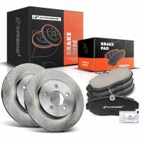 China Rear Disc Brake Rotors & Ceramic Brake Pads for Ford Mustang 2005-2011 for sale