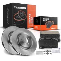 China Front Disc Brake Rotors & Ceramic Brake Pads for Ford Mustang 2007-2014 for sale