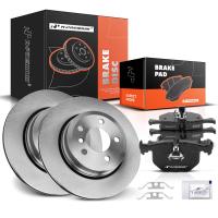 China Rear Disc Brake Rotors & Ceramic Brake Pads for BMW X3 E83 F25 2004-2010 L6 3.0L for sale