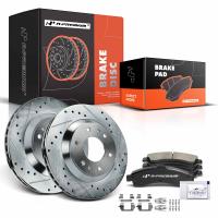 China Front Drilled Rotors & Ceramic Brake Pads for Chevrolet Trailblazer Buick for sale