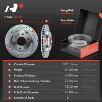 China Front Drilled Rotors & Ceramic Brake Pads for Chevrolet Trailblazer Buick for sale