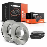 China Front Disc Brake Rotors & Ceramic Brake Pads for Kia Sedona 2004-2005 V6 3.5L for sale