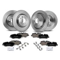 China Front & Rear Disc Brake Rotors & Ceramic Brake Pads for Land Rover LR4 2010-2016 for sale