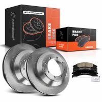 China Rear Disc Brake Rotors & Ceramic Brake Pads for Ford E-350 Super Duty for sale