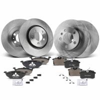 China Front & Rear Disc Brake Rotors & Ceramic Brake Pads for Volkswagen Jetta Beetle for sale